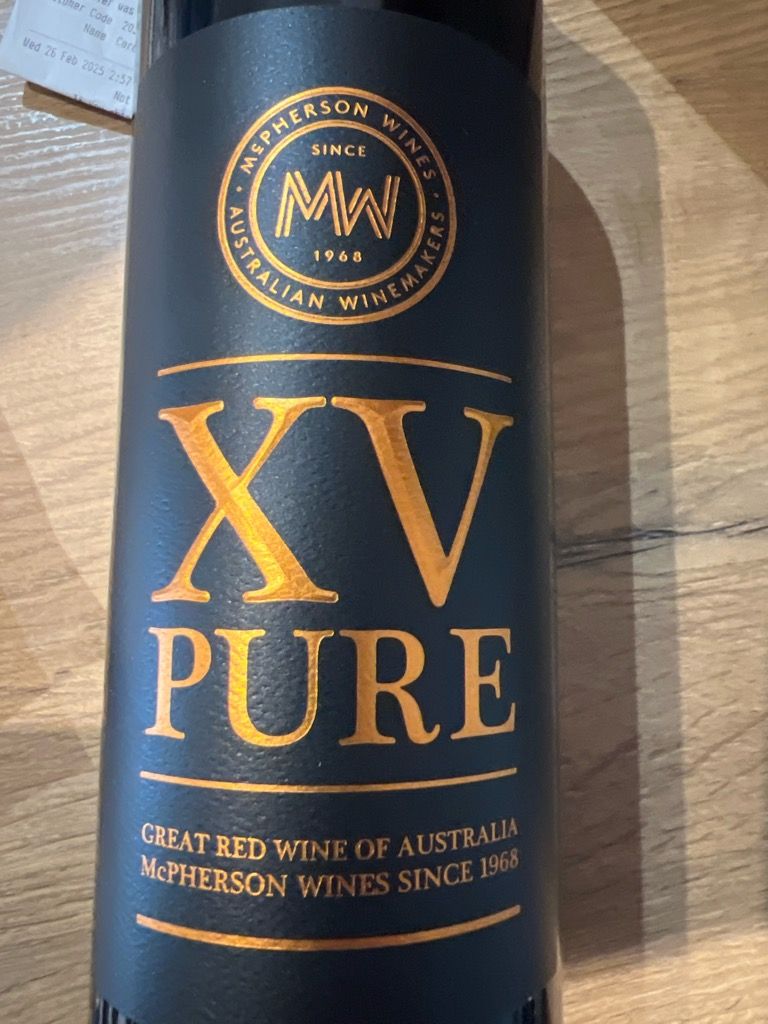 2022 McPherson Wines XV Pure Cabernets, Australia, Victoria, Central Victoria, Nagambie Lakes ...