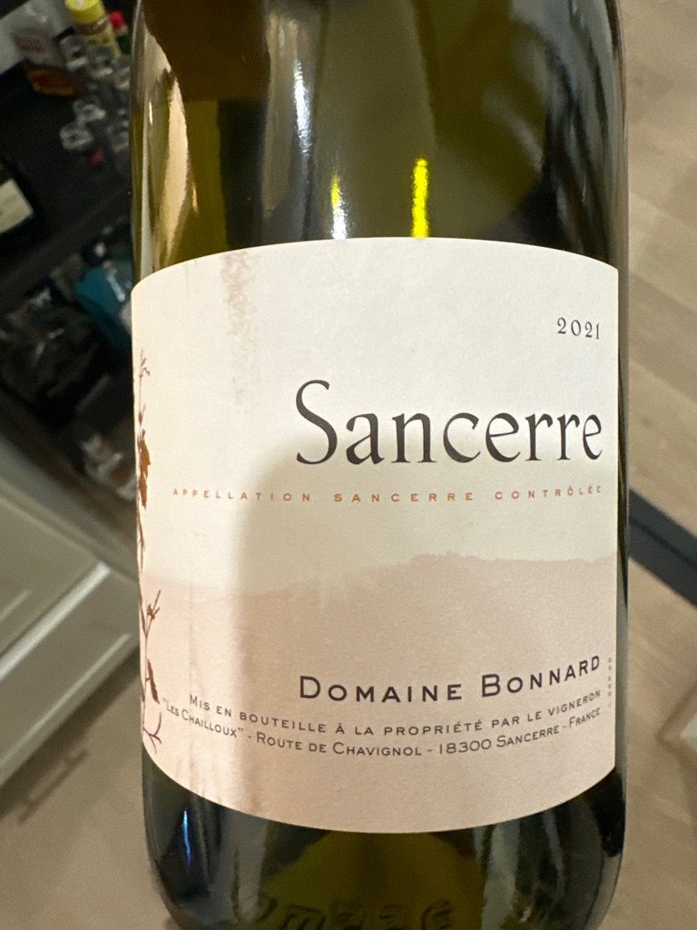 2021 Domaine Bonnard Sancerre, France, Loire Valley, Upper Loire ...