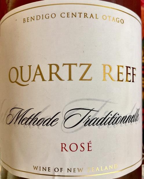 2019 Quartz Reef Pinot Noir Methode Traditionnelle Rosé, New Zealand ...