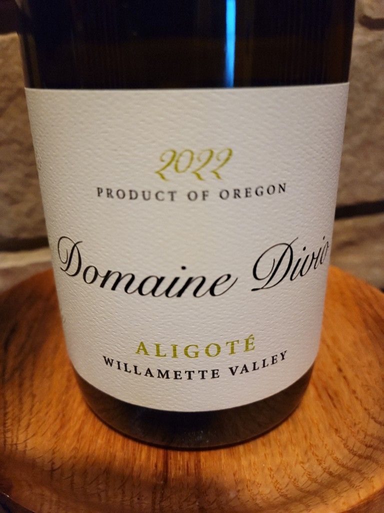 2022 Domaine Divio Aligoté, USA, Oregon, Willamette Valley - CellarTracker