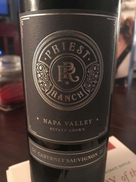 2015 Priest Ranch Cabernet Sauvignon, USA, California, Napa Valley ...