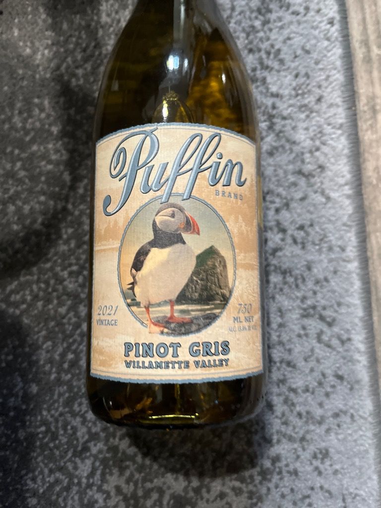 2022 Puffin Brand Pinot Gris, USA, Oregon - CellarTracker