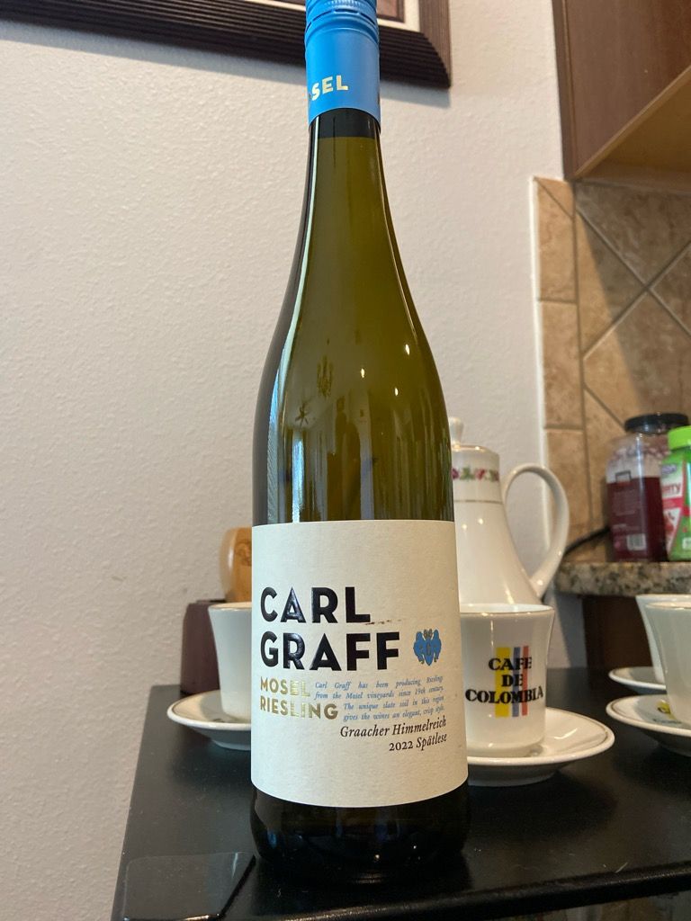 2020 Graff Riesling Spätlese, Germany, Mosel Saar Ruwer - CellarTracker
