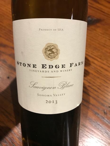 2013 Stone Edge Farm Sauvignon Blanc, USA, California, Sonoma County ...