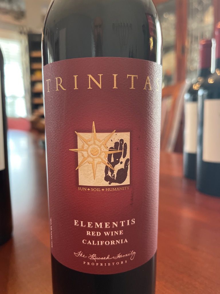 2019 Trinitas Elementis, USA, California - CellarTracker