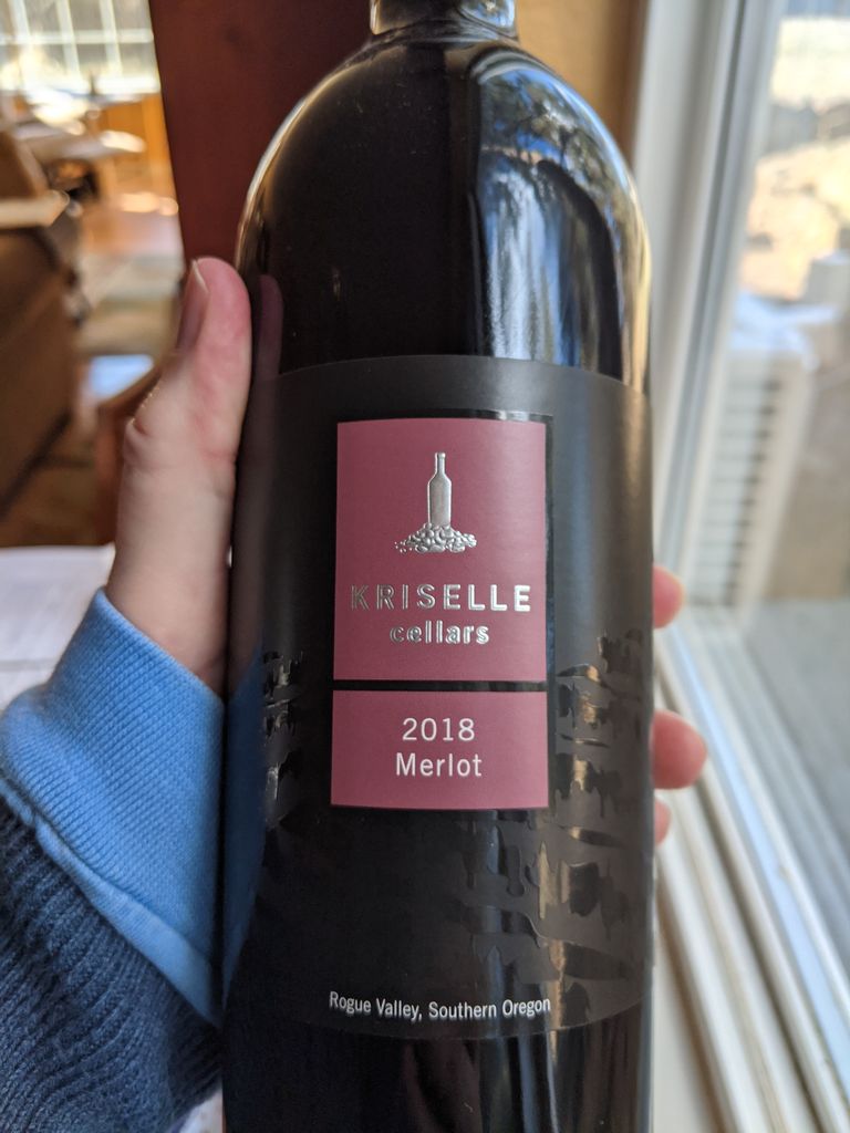 2018 Kriselle Cellars Merlot, USA, Oregon, Southern Oregon, Rogue ...