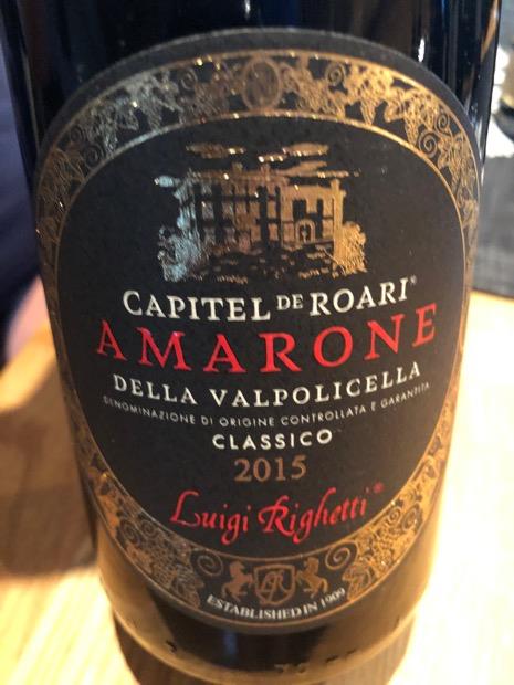 2015 Luigi Righetti Amarone della Valpolicella Classico Capitel De ...