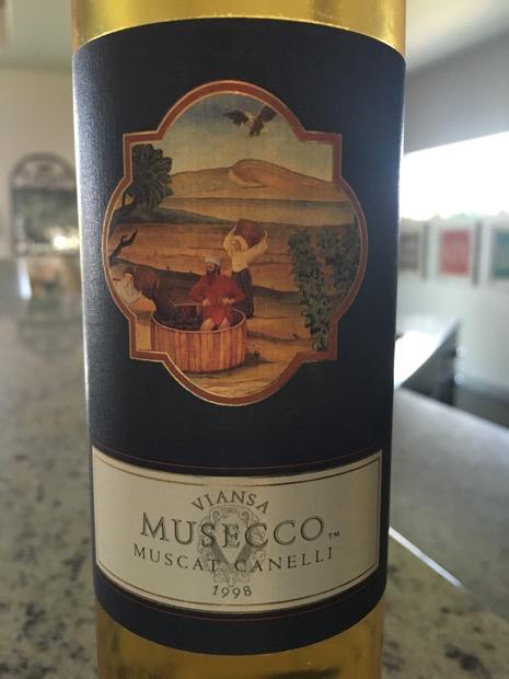 1998 Viansa Muscat Canelli Musecco, USA, California - CellarTracker