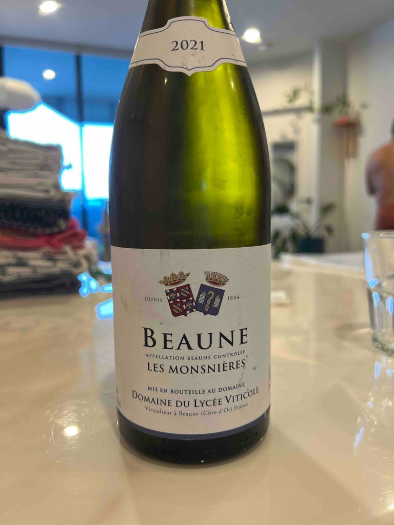 2021 Domaine du Lycée Viticole Beaune Les Monsnières, France, Burgundy ...
