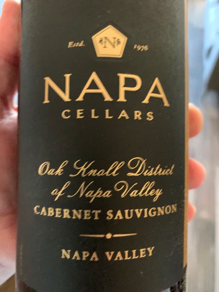 2018 Napa Cellars Cabernet Sauvignon Reserve Collection Oak Knoll ...