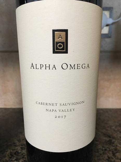 2017 Alpha Omega Cabernet Sauvignon, USA, California, Napa Valley ...