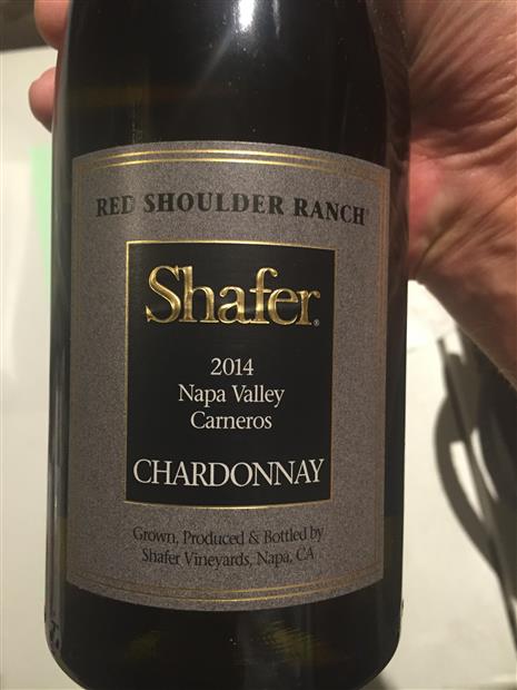 2014 Shafer Chardonnay Red Shoulder Ranch, USA, California, Napa ...