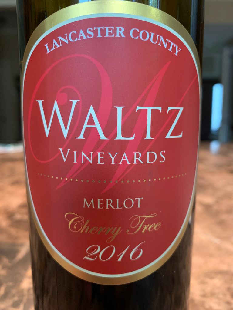 2019 Waltz Vineyards Merlot Cherry Tree Merlot Lancaster Valley, USA ...