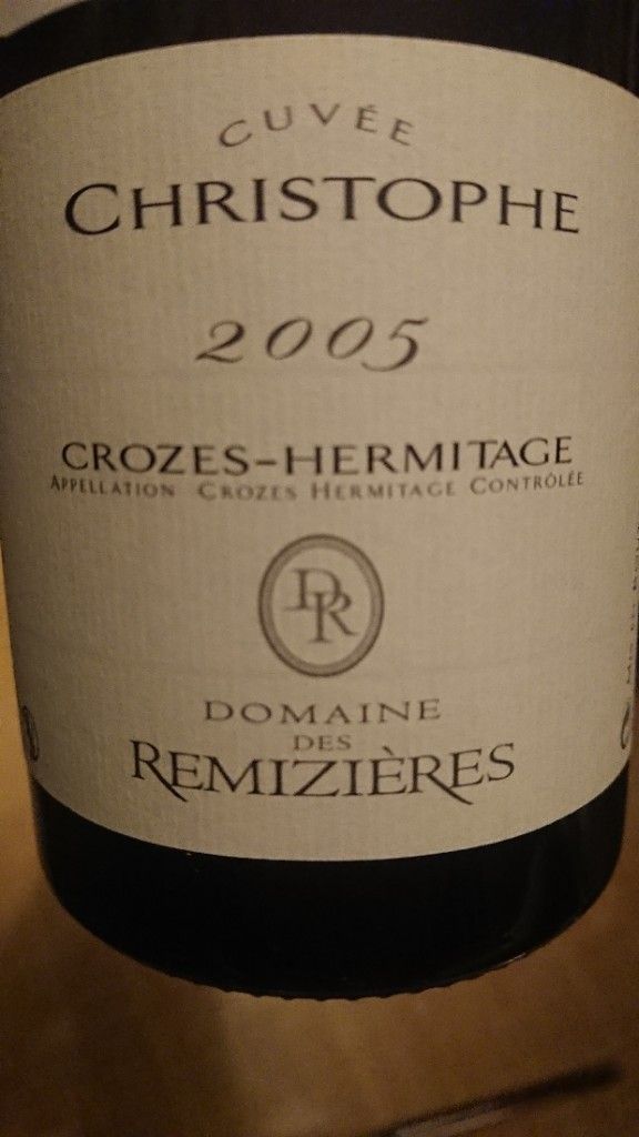 2005 Domaine des Rémizières Crozes-Hermitage Cuvée Christophe, France ...