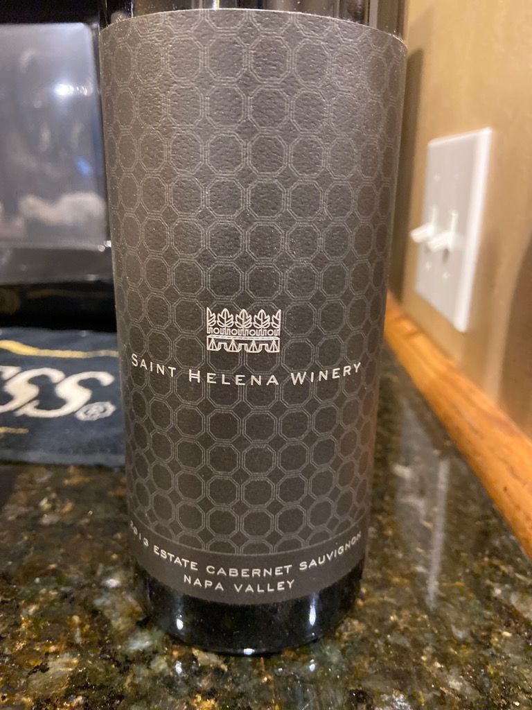 2013 Saint Helena Winery Cabernet Sauvignon Estate Napa Valley, USA ...