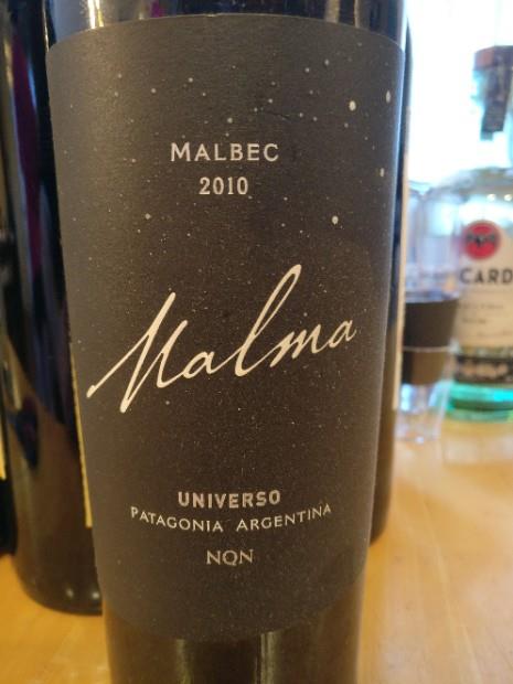 2007 Bodega Malma Malbec, Argentina, Patagonia - CellarTracker