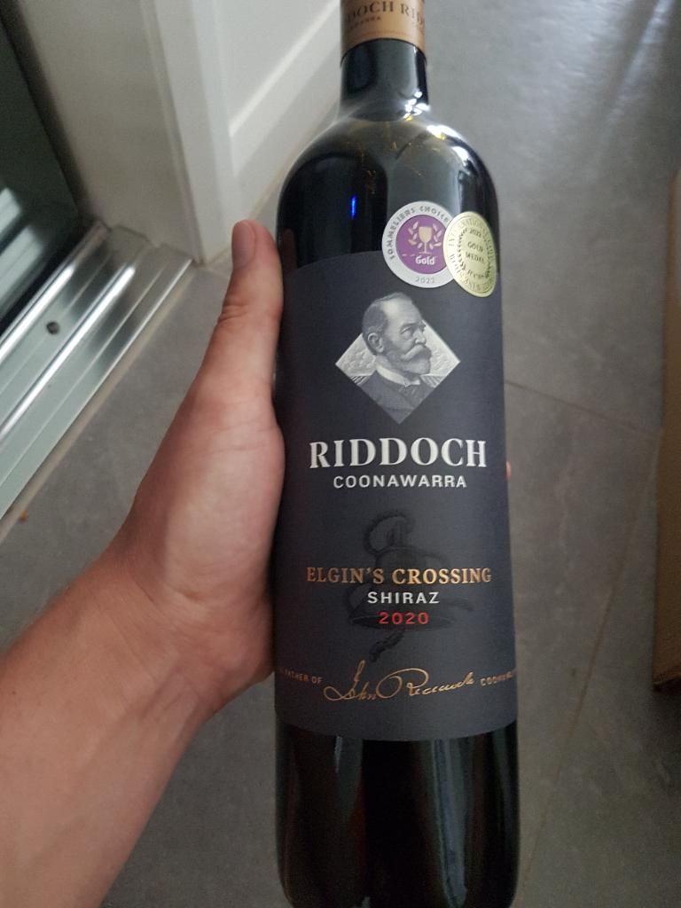 2020 Riddoch Shiraz Elgin's Crossing, Australia, South Australia ...