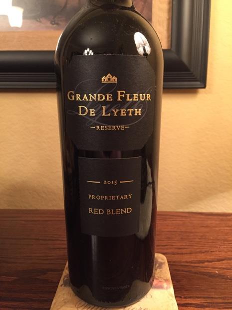 2015 Lyeth Grande Fleur de Lyeth Reserve, USA, California, Sonoma ...