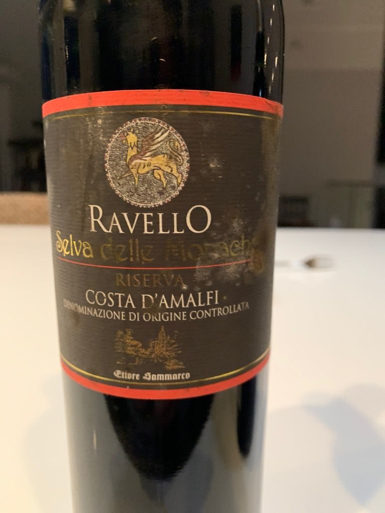 2013 Ettore Sammarco Costa d'Amalfi Ravello Selva delle Monache Riserva ...