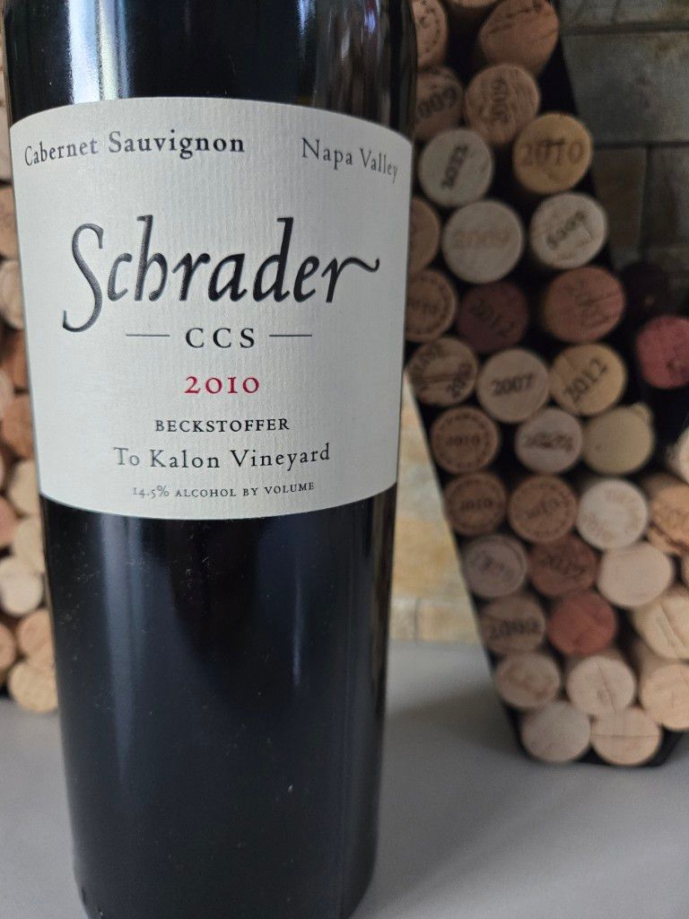 2010 Schrader Cellars Cabernet Sauvignon CCS Beckstoffer To Kalon ...