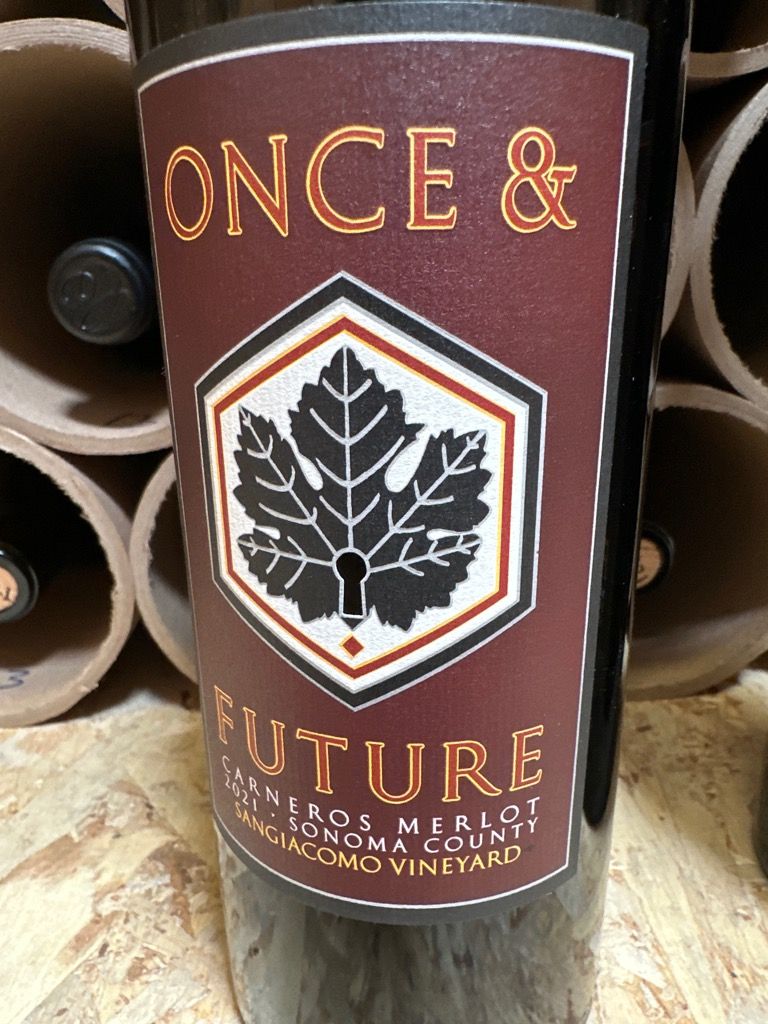 2021 Once & Future Wine Merlot Sangiacomo Vineyard, USA, California ...