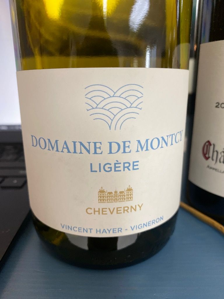 2020 Domaine de Montcy Cheverny Ligère, France, Loire Valley, Touraine ...