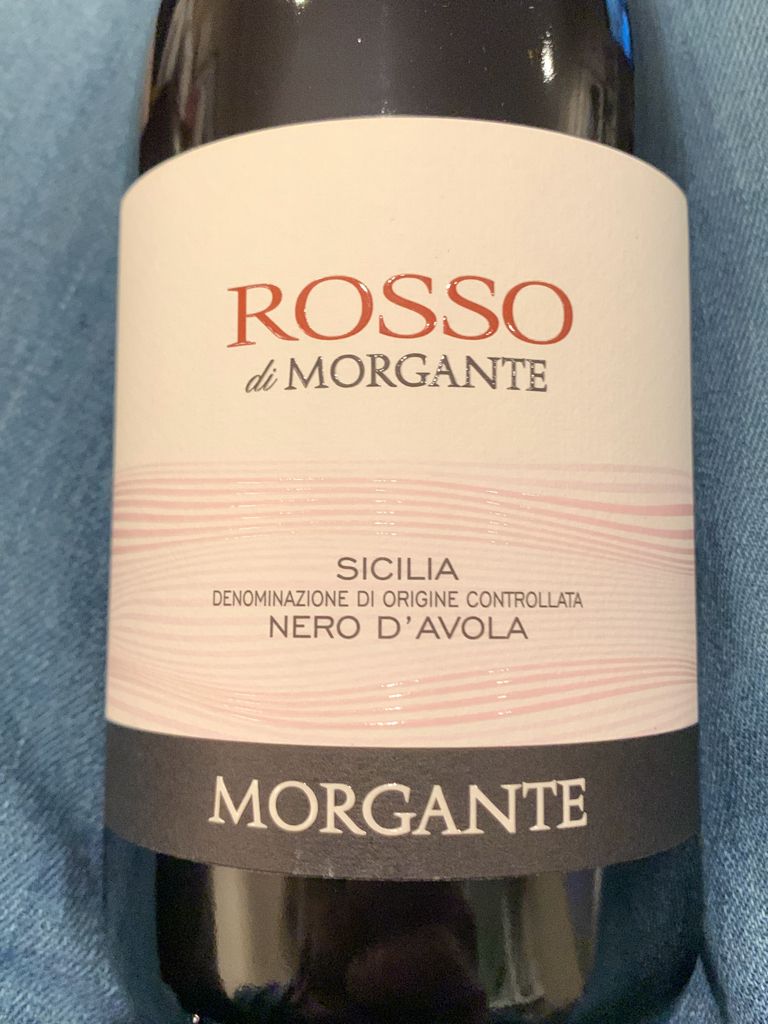 2020 Morgante Nero d'Avola Sicilia Rosso di Morgante, Italy, Sicily ...