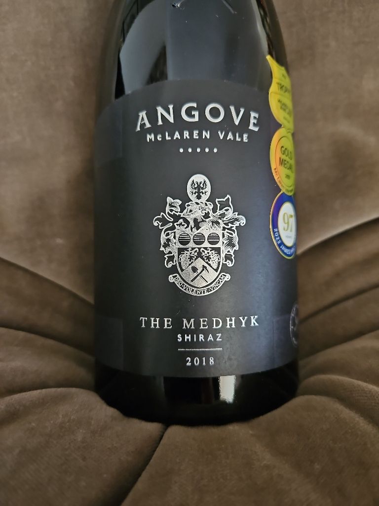 2018 Angove Shiraz The Medhyk Old Vine, Australia, South Australia ...