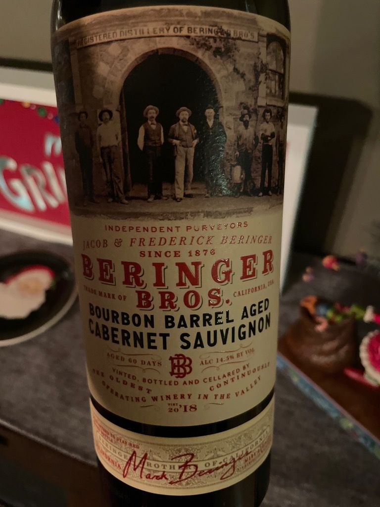 2016 Beringer Bros. Cabernet Sauvignon Bourbon Barrel Aged, USA ...