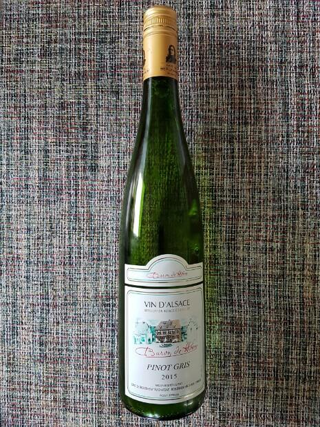 2015 Baron de Hoen Pinot Gris, France, Alsace - CellarTracker
