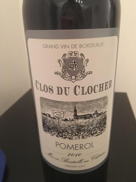 2010 Clos du Clocher, France, Bordeaux, Libournais, Pomerol - CellarTracker