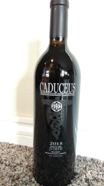 2015 Caduceus Cellars Aglianico Nagual del Judith Judith Block, USA ...