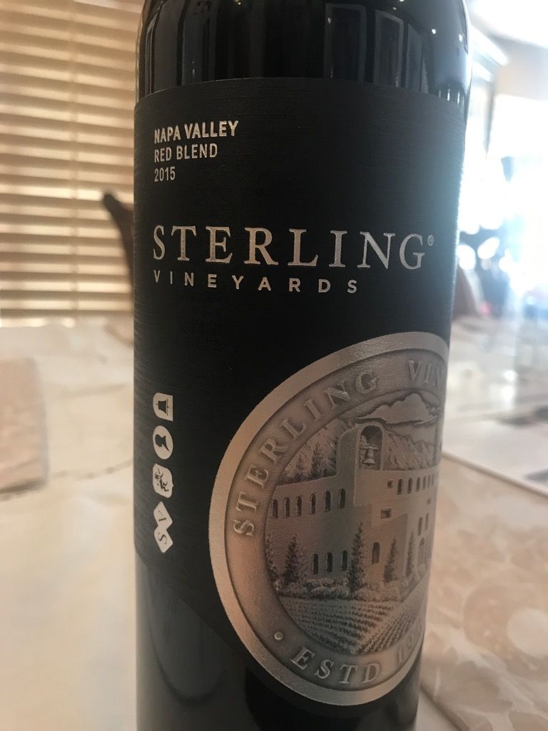 2016 Sterling Vineyards Napa Valley Red Blend, USA, California, Napa ...