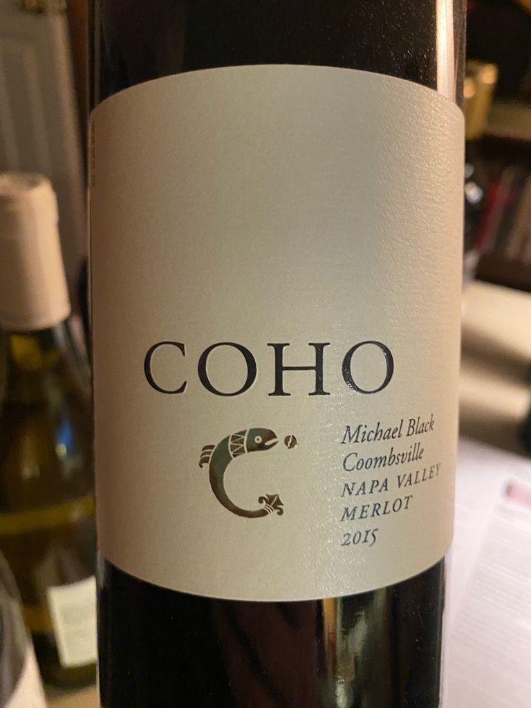 2015 Coho Merlot Michael Black Vineyard, USA, California, Napa Valley ...