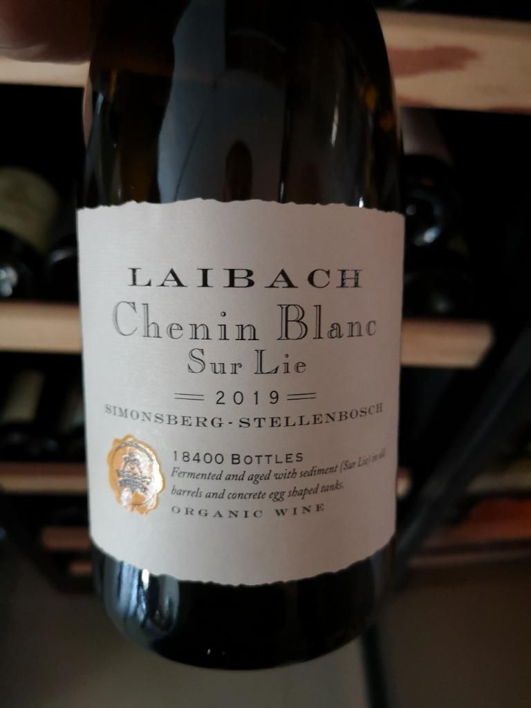 2019 Laibach Chenin Blanc Sur Lie, South Africa, Coastal Region ...