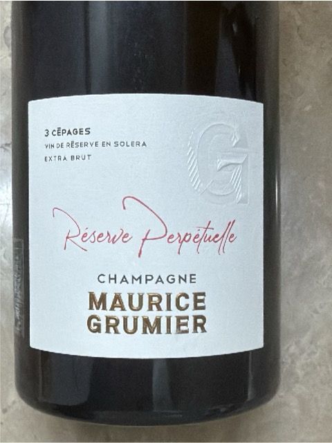 N.V. Maurice Grumier Champagne Réserve Perpétuelle Extra Brut ...