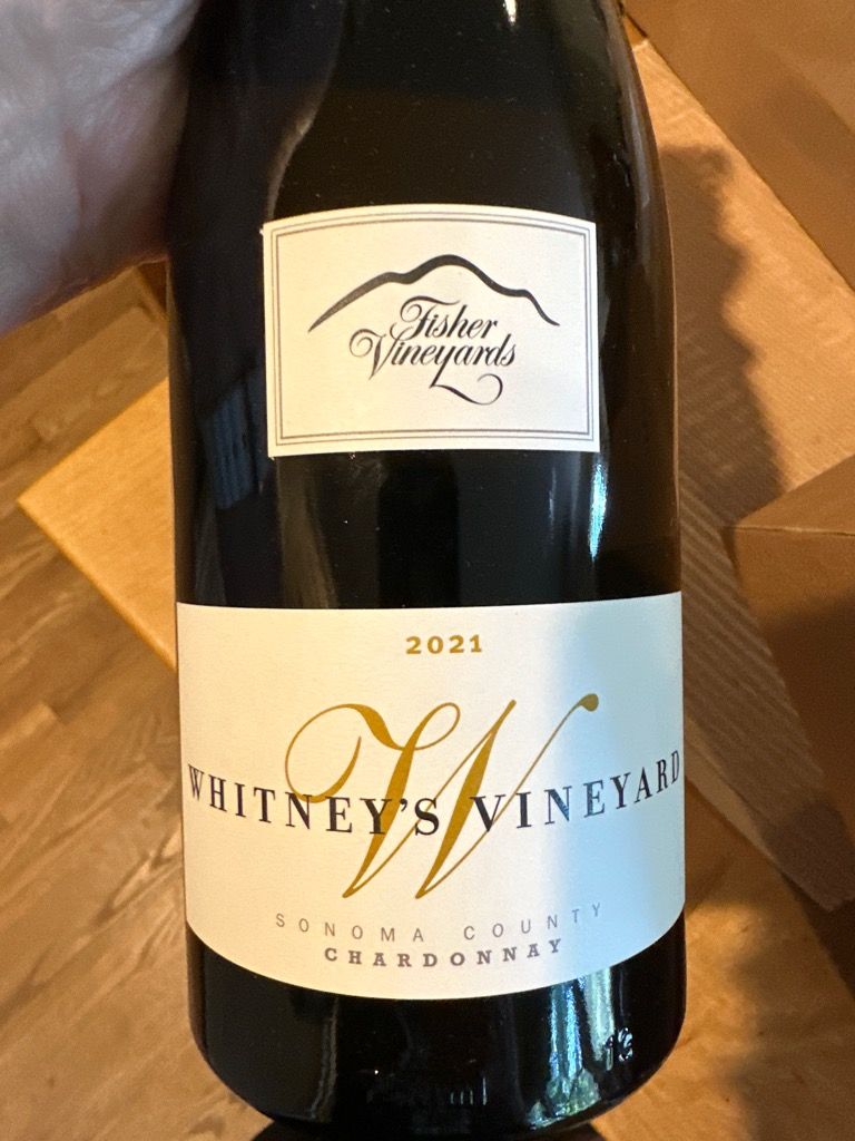 2021 Fisher Vineyards Chardonnay Whitney's Vineyard, USA, California ...