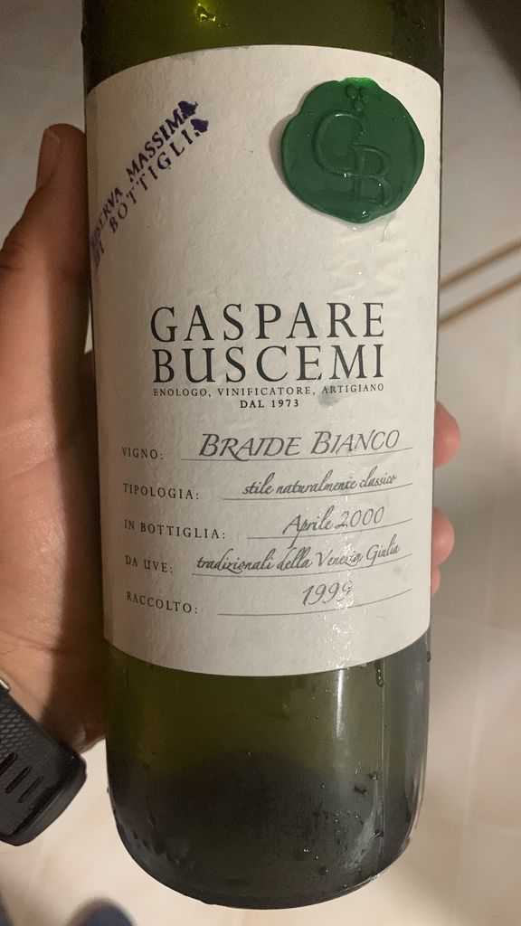 1999 Gaspare Buscemi Venezia Giulia IGT, Italy, Friuli-Venezia Giulia ...