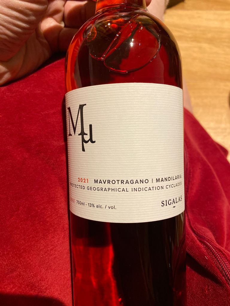 2021 Sigalas Mavrotragano EAN Rosé, Greece, Aegean, Cyclades ...