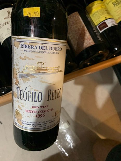 1996 Bodegas Reyes Ribera del Duero Teofilo Reyes, Spain, Castilla y ...