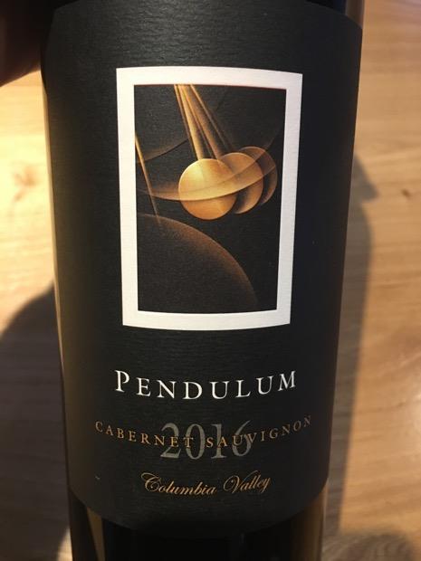 2016 Pendulum Cabernet Sauvignon, USA, Washington, Columbia Valley ...
