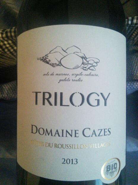 2013 Domaine Cazes Côtes du Roussillon Villages Trilogy, France ...