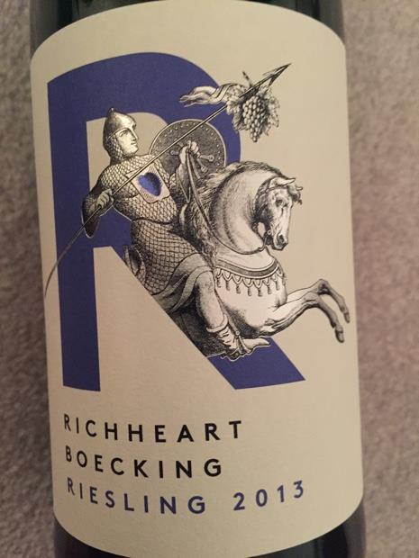 2012 Richard Bocking Riesling Richheart, Germany, Mosel Saar Ruwer ...