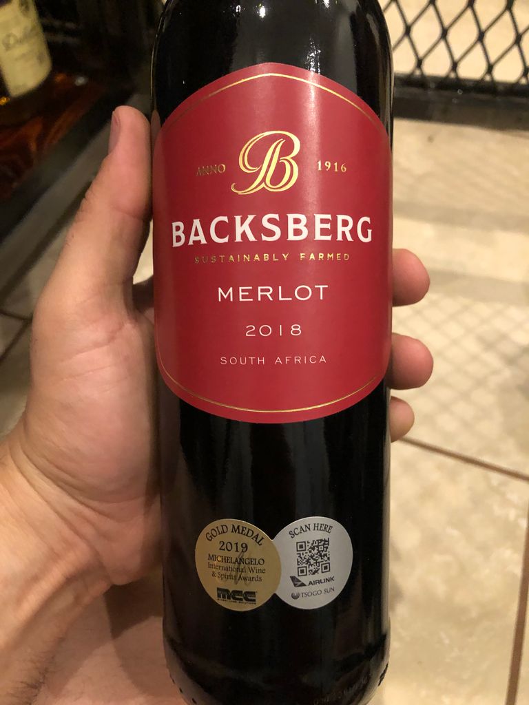 2017 Backsberg Merlot, South Africa, Coastal Region, Paarl - CellarTracker