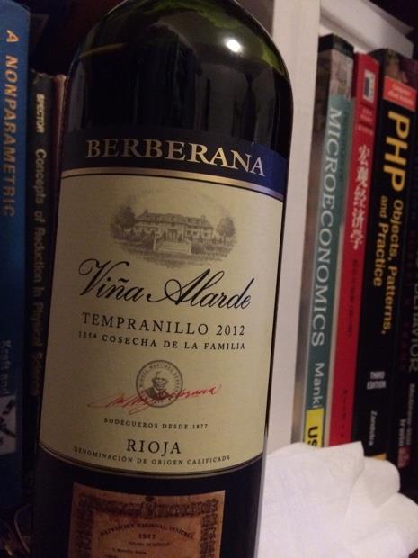 2006 Berberana Rioja Viña Alarde, Spain, La Rioja, Rioja - CellarTracker