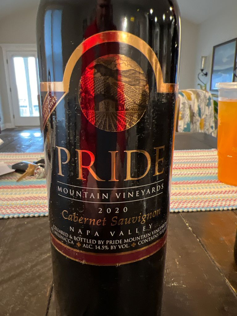 2021 Pride Mountain Vineyards Cabernet Sauvignon Vintner Select, USA ...