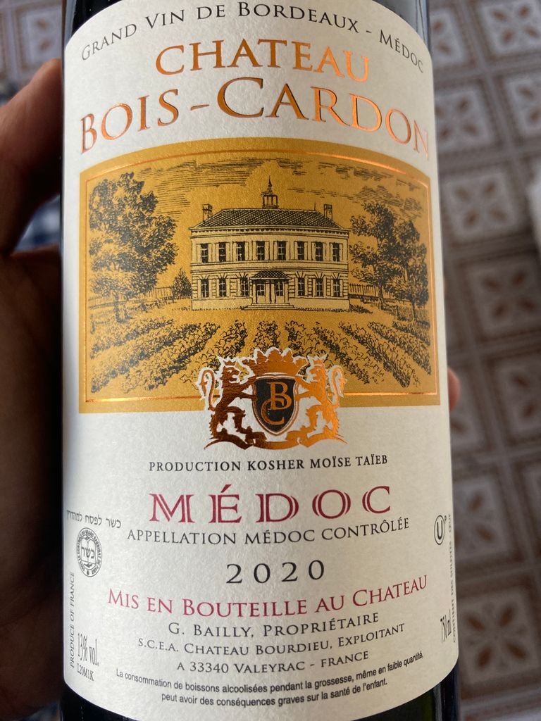 2019 Château Bois Cardon, France, Bordeaux, Médoc - CellarTracker