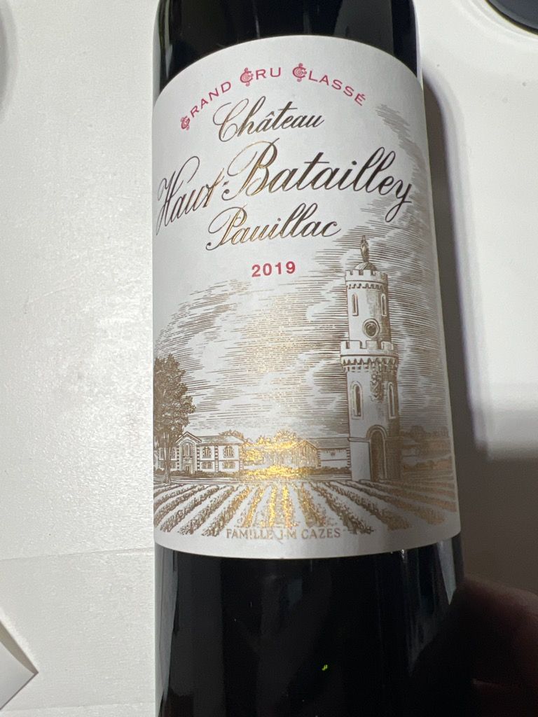 2020 Château Haut-Batailley Pauillac de Haut-Batailley, France ...
