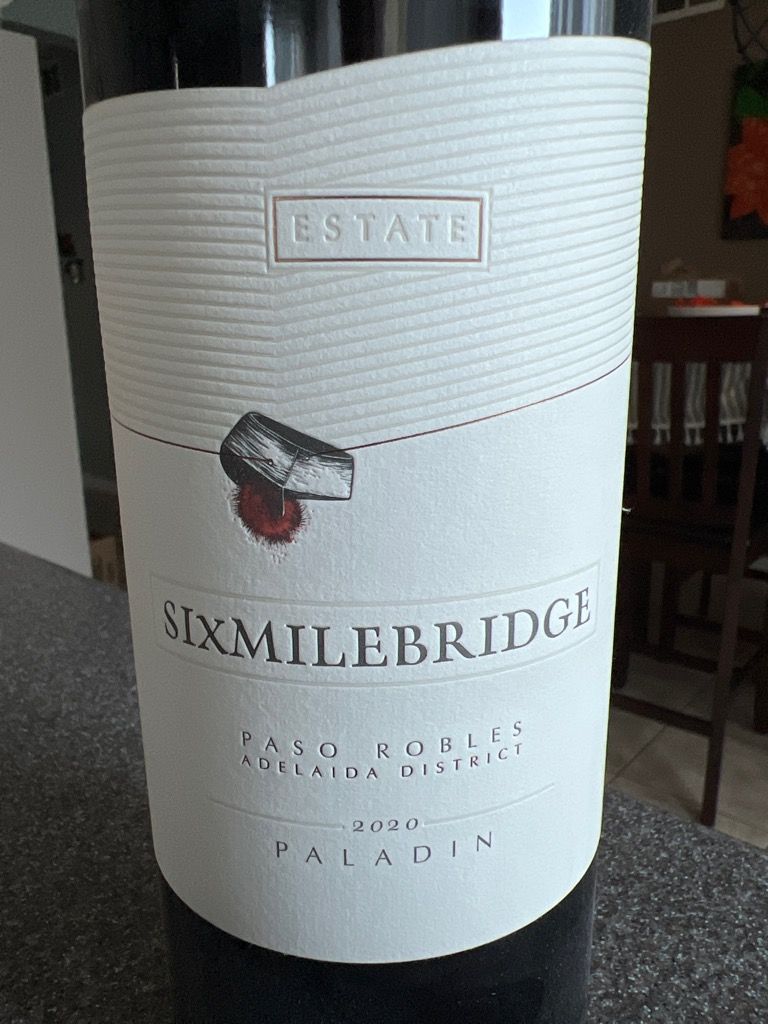 2020 Sixmilebridge Paladin, USA, California, Central Coast, Paso Robles ...