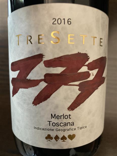 2018 Riecine Merlot Tre Sette Toscana IGT, Italy, Tuscany, Toscana IGT ...
